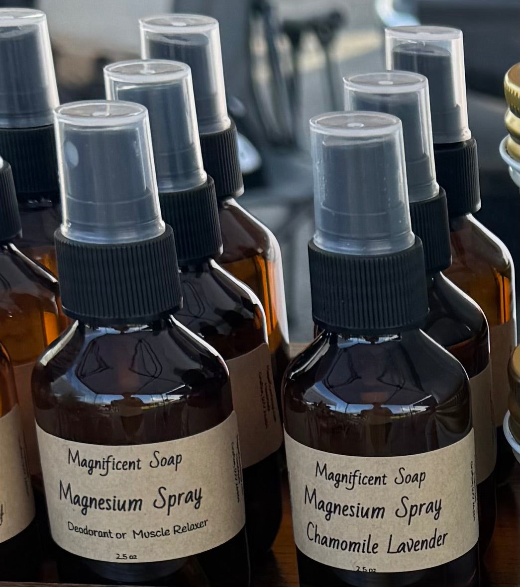 Magnesium Body Spray – Magnificent Soap